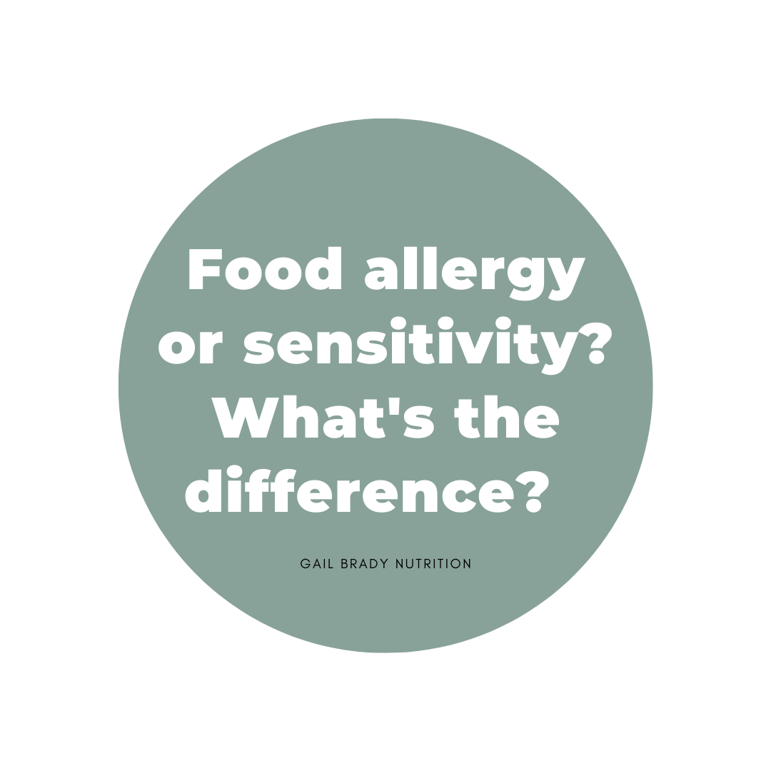 Food Allergy or Sensitivity, What's the difference? - Gail Brady